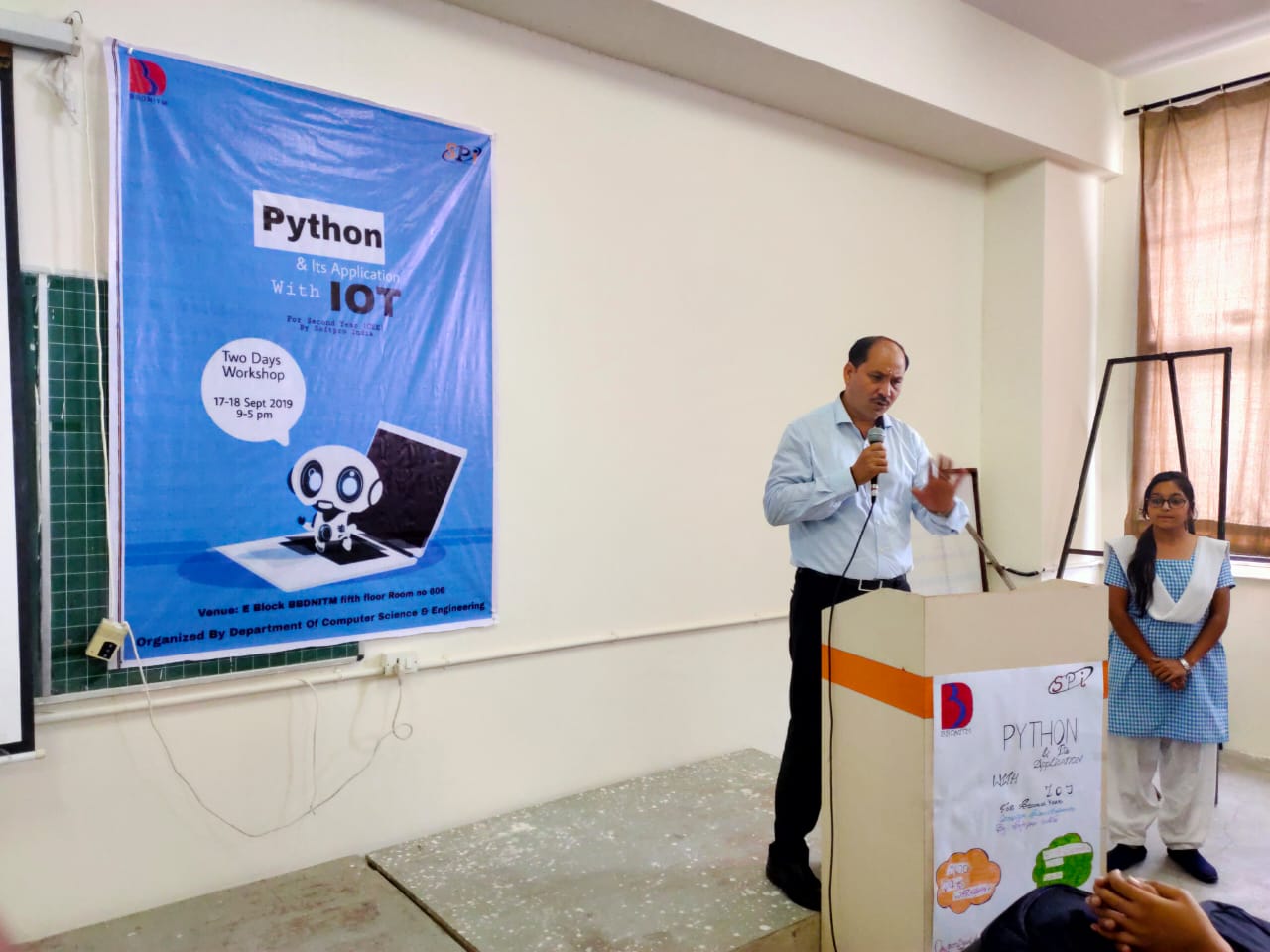Workshop on “PYTHON AND ITS APPLICATION WITH IOT” | BBDITM