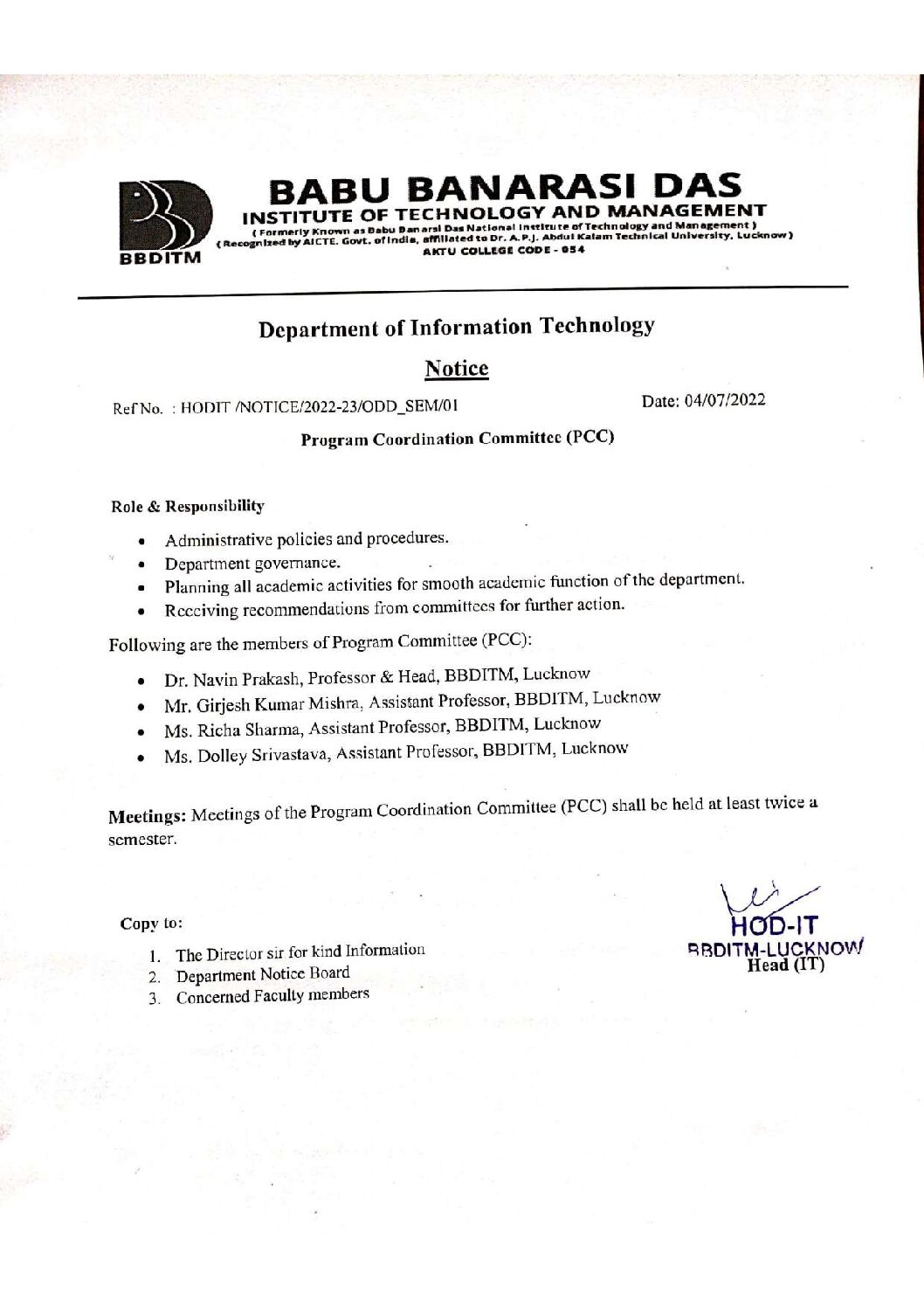 Committee Bbditm