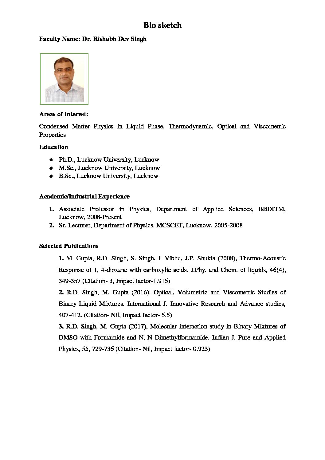 bio-sketch-dr-rishabh-dev-singh | BBDITM